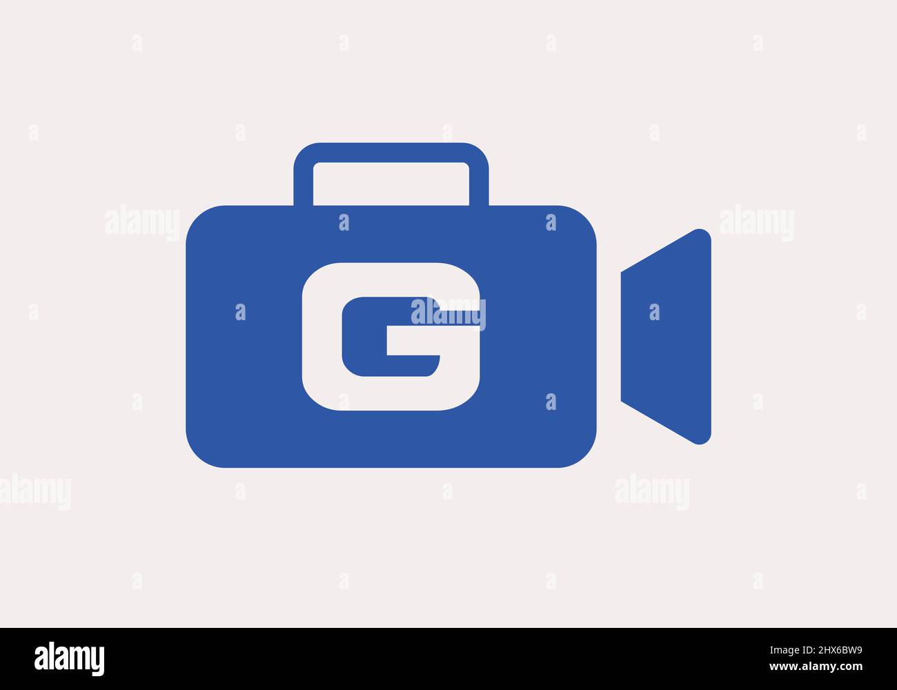 Cinema Film and Videography Logo On Letter G Design Template. Initial ...