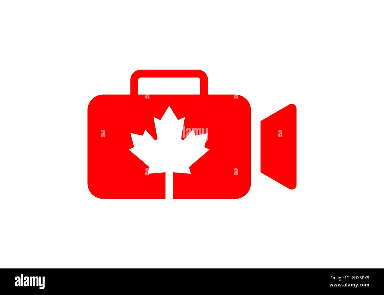 Canadian Videography Logo Design. Videography Logo With Canadian Read ...