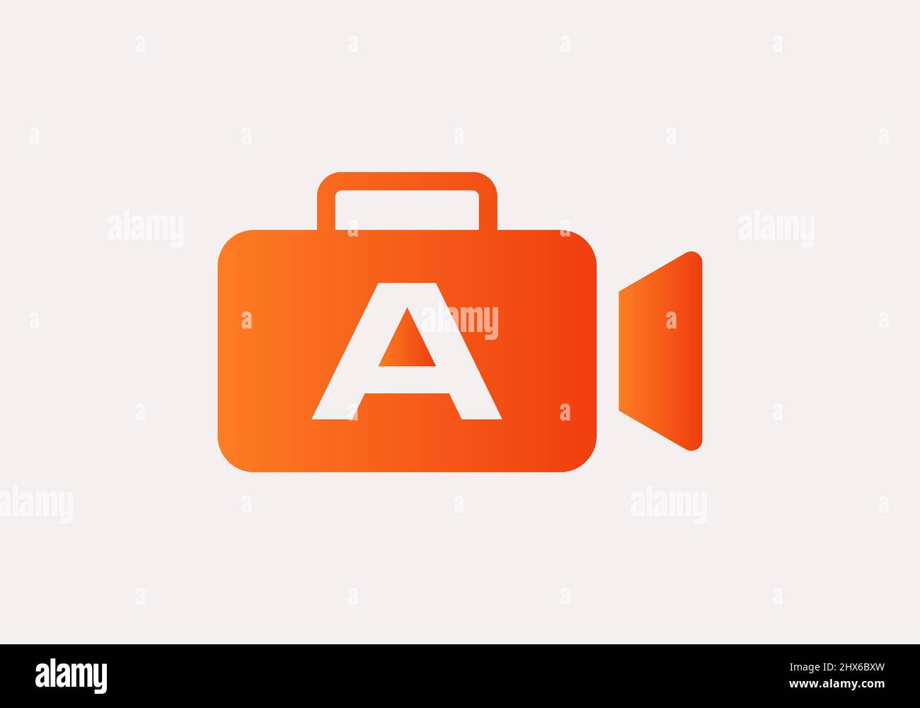 Cinema Film and Videography Logo On Letter A Design Template. Initial ...