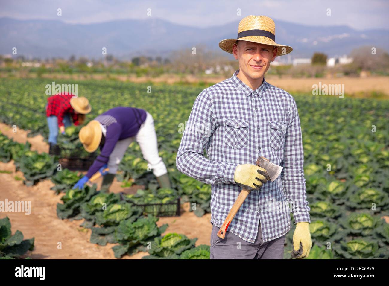 Hand holding ax hi-res stock photography and images - Alamy