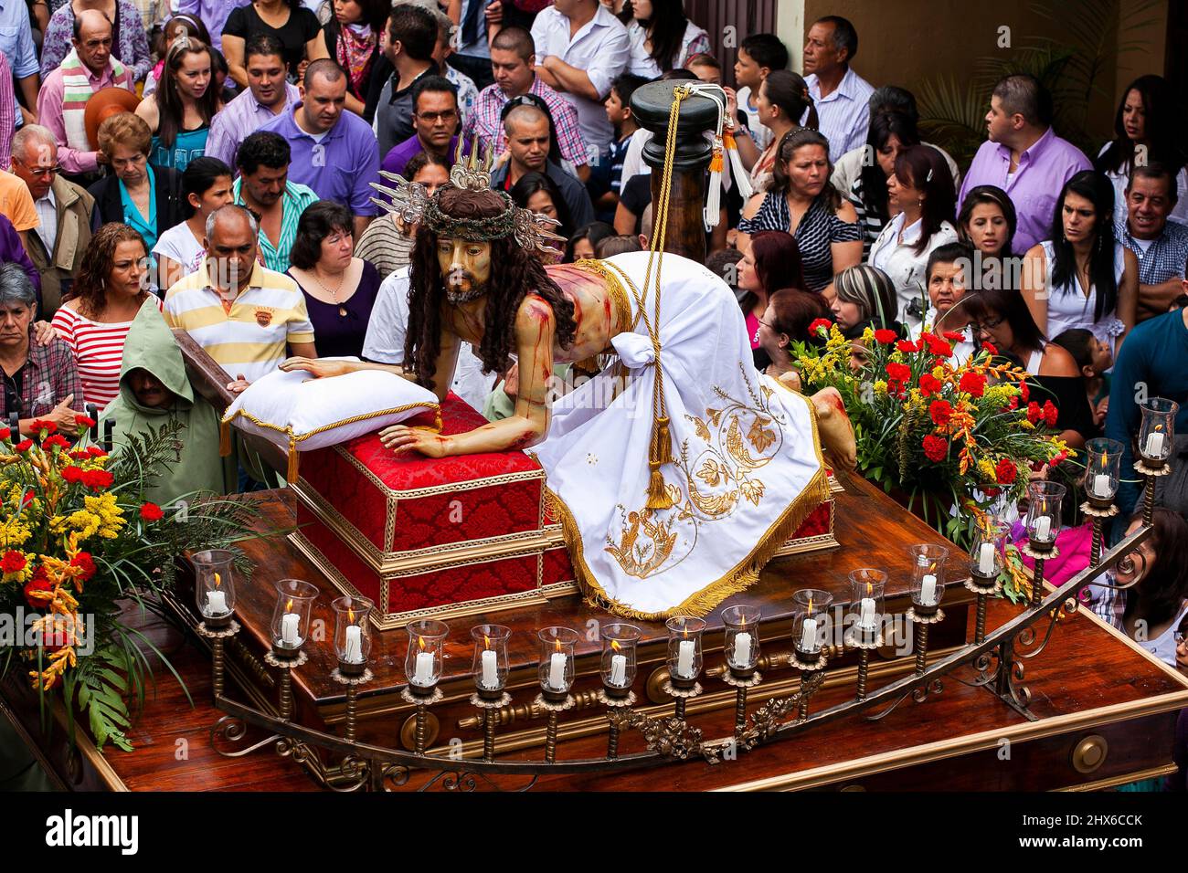 El Retiro, Antioquia - Colombia - April 06, 2012. Good Friday, Holy ...