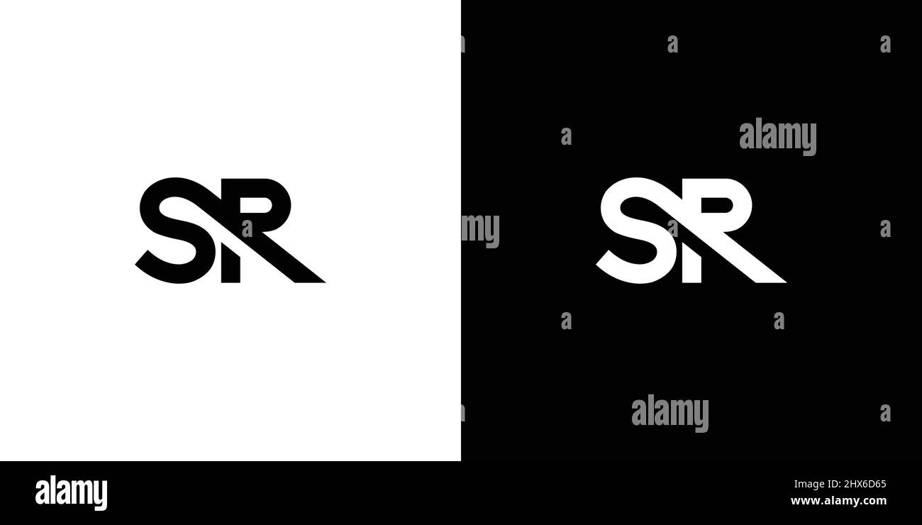 Modern and elegant SR initials logo design Stock Vector Image & Art - Alamy