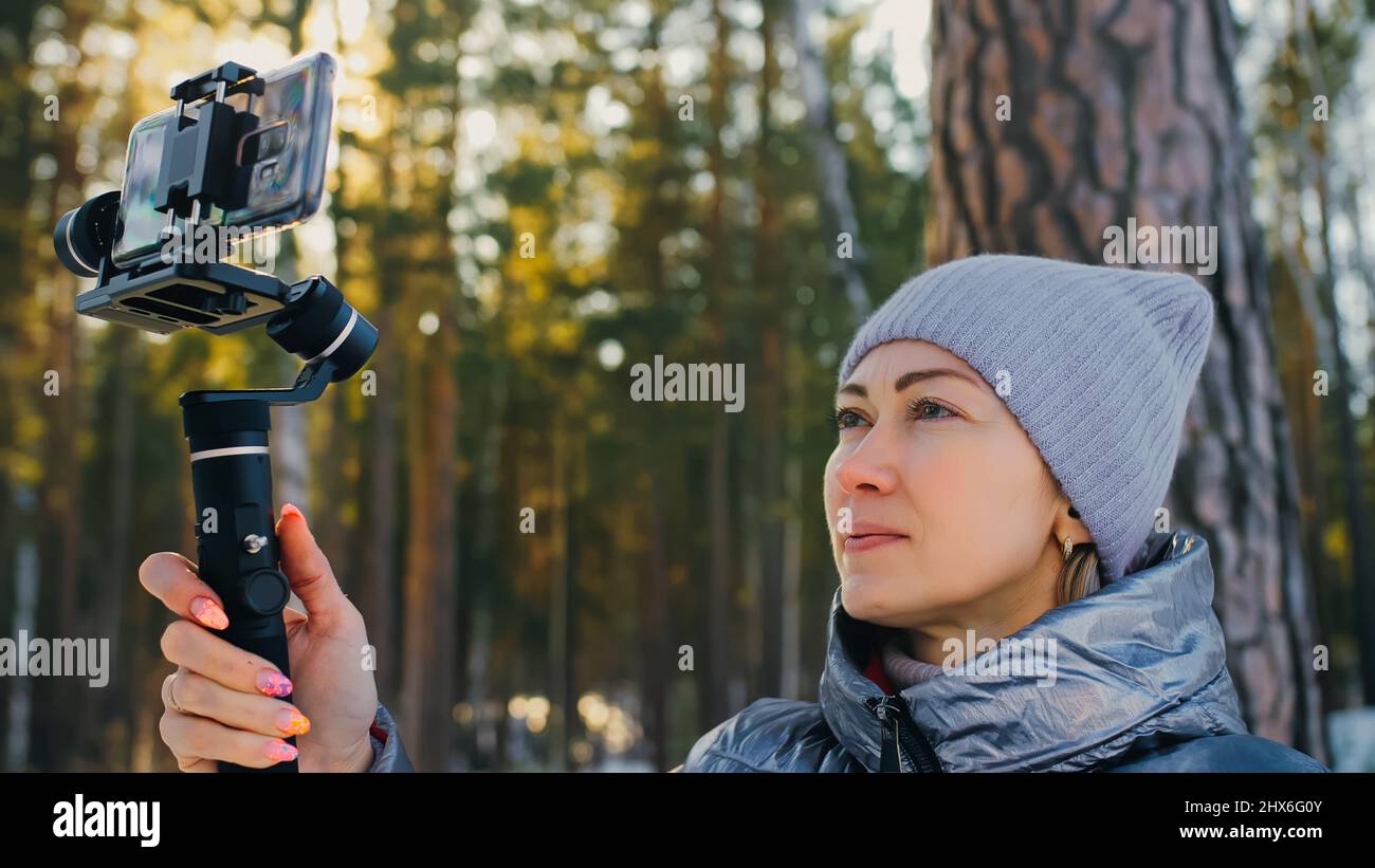 Slow motion video aged woman hi-res stock photography and images - Alamy