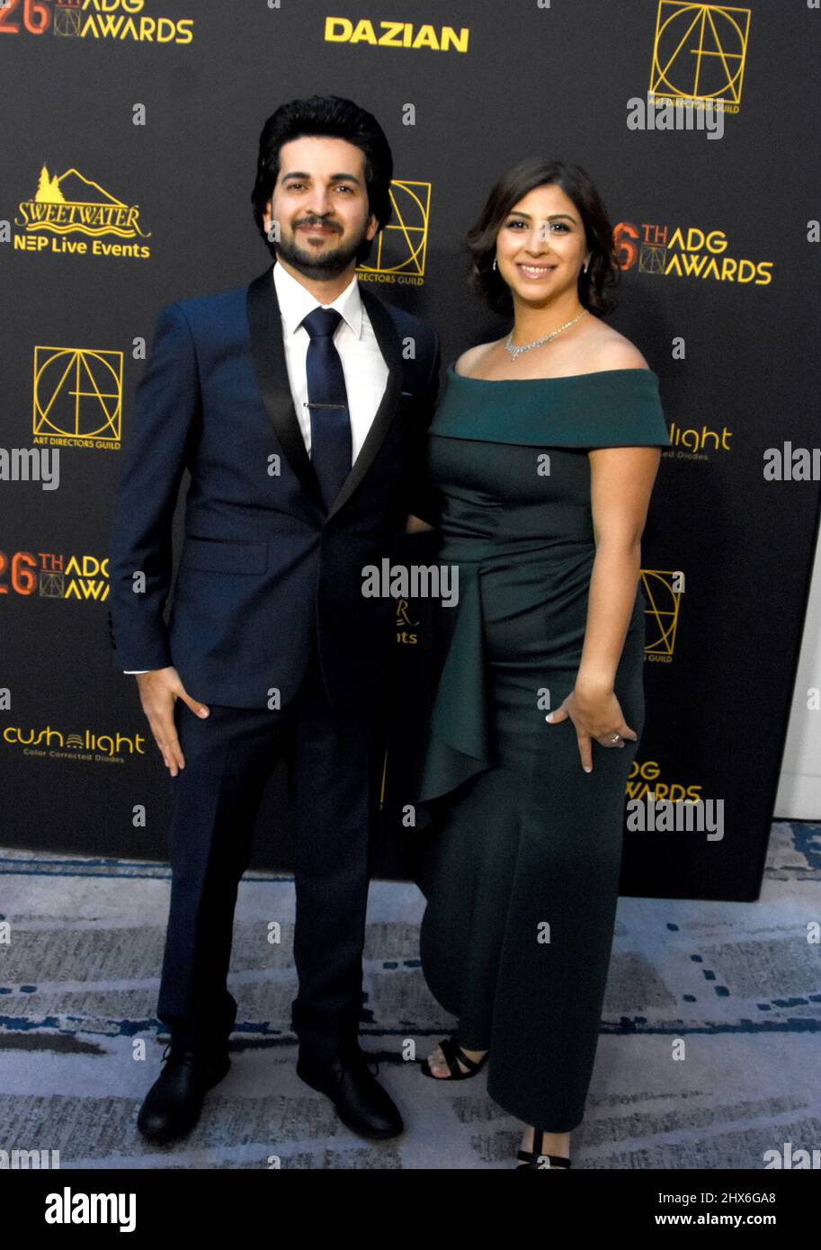 Los Angeles, California, USA 5th March 2022 Mehrdad Isvandi and Sara ...