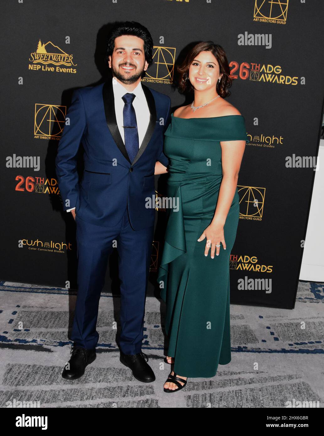 Los Angeles, California, USA 5th March 2022 Mehrdad Isvandi and Sara Rezaei attend the 26th ...