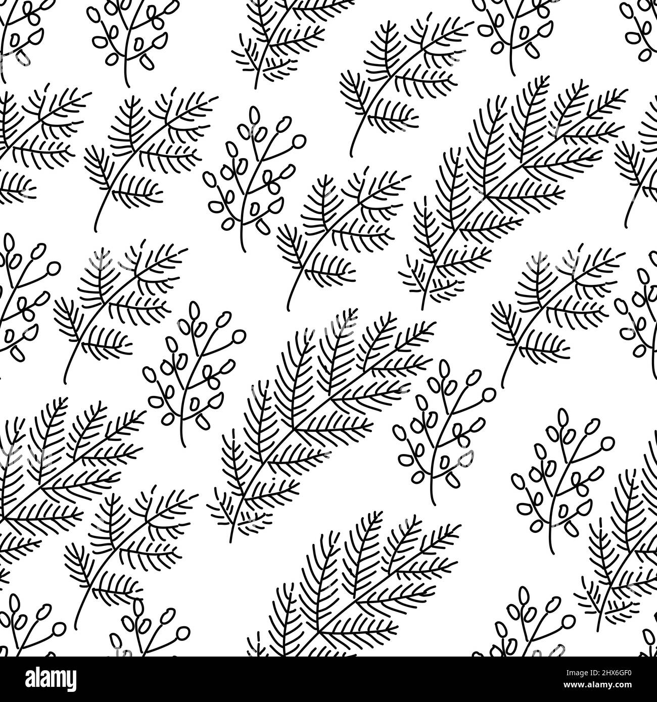 Plant pattern wallpapers Stock Vector Images - Alamy