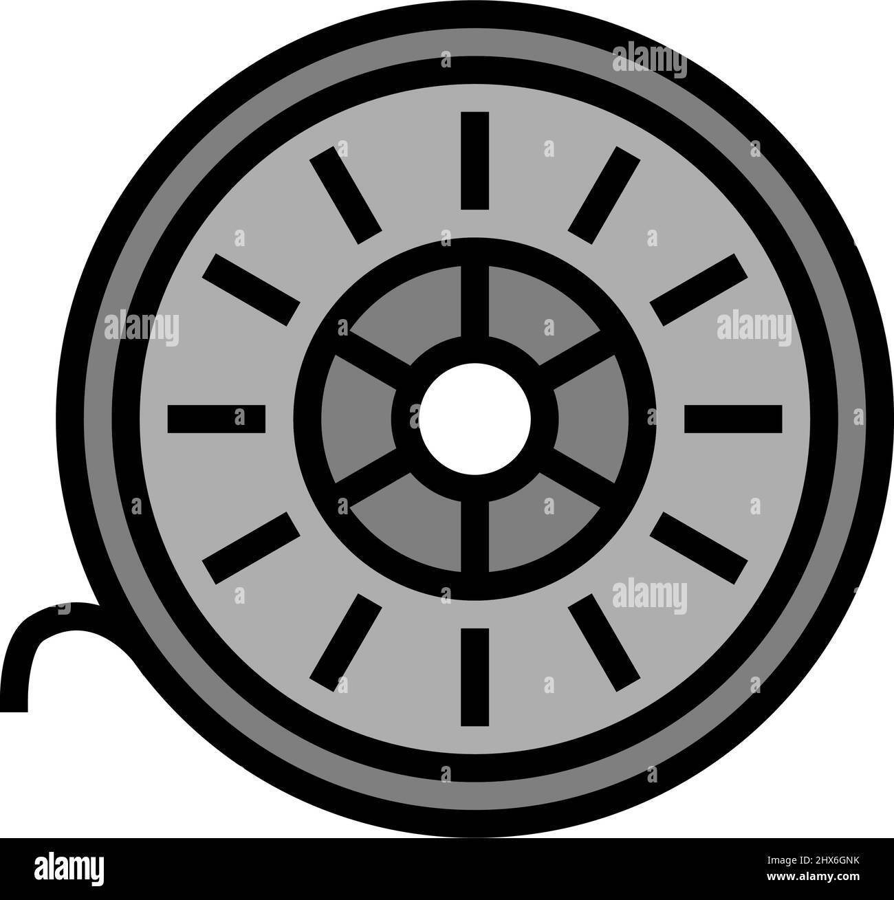 polylactic acid pla thermoplastic color icon vector illustration Stock ...