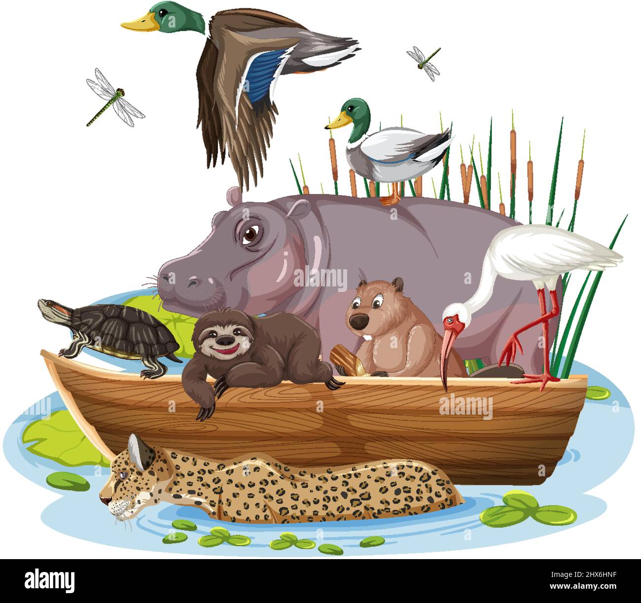 Crane turtle Stock Vector Images - Alamy