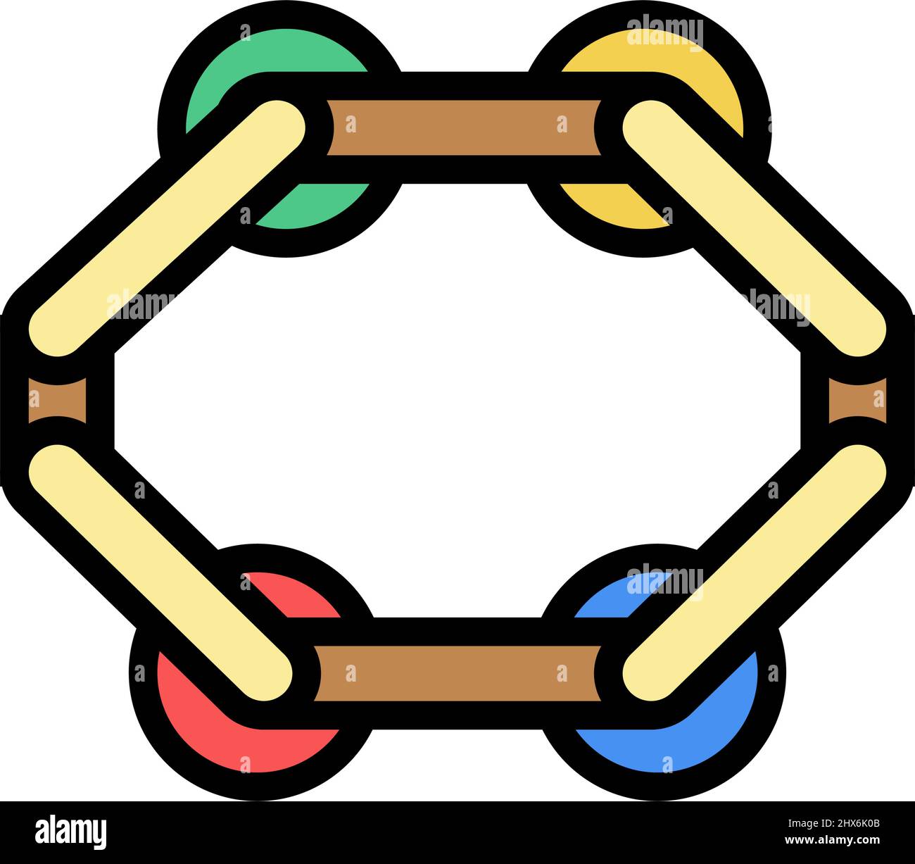 balance beam color icon vector illustration Stock Vector Image & Art ...