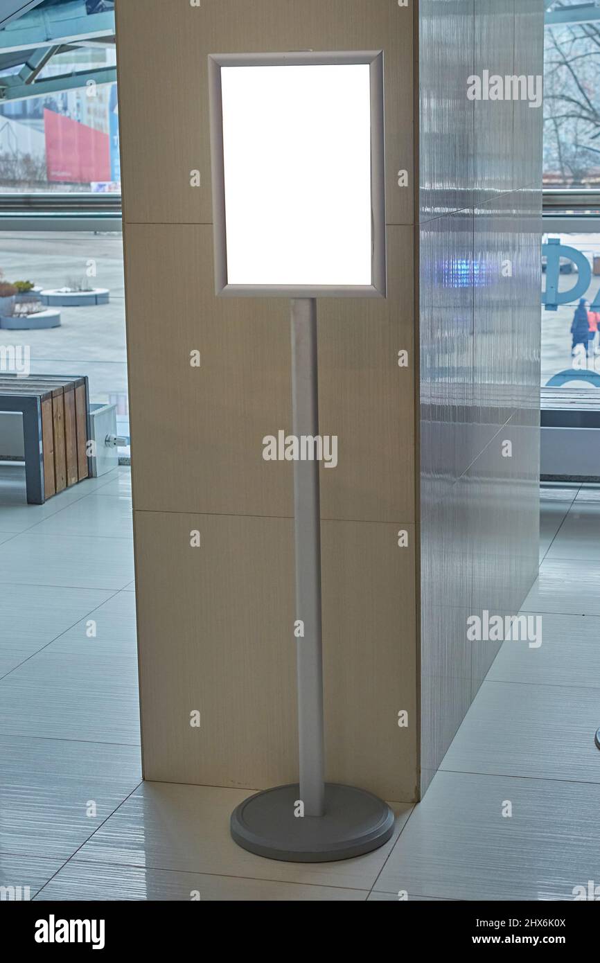 Interior counter sign information hi-res stock photography and images ...