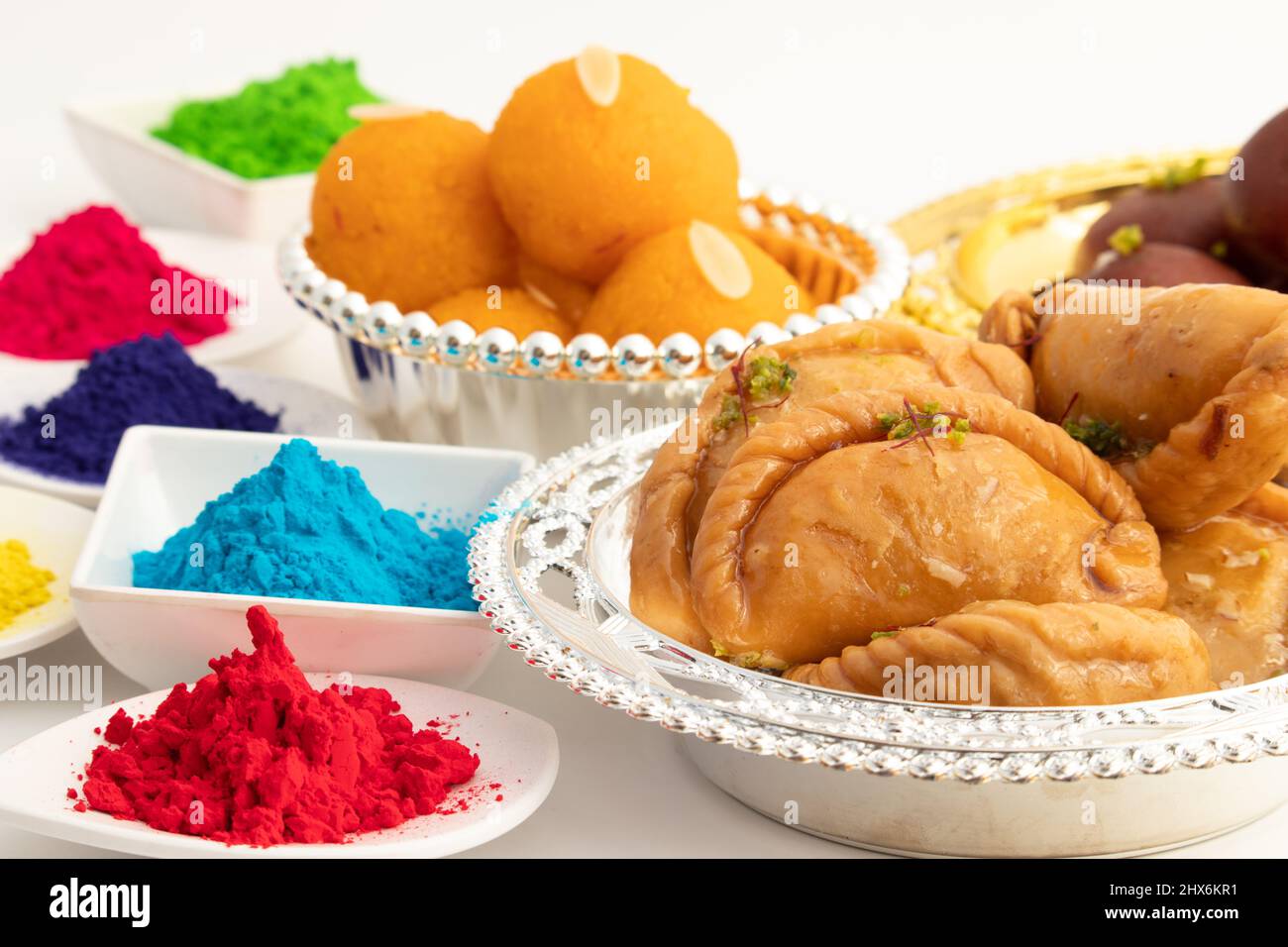 Gujia Mithai Also Called Gujiya, Pirukiya, Pirukia, Pedakiya, Karanji ...