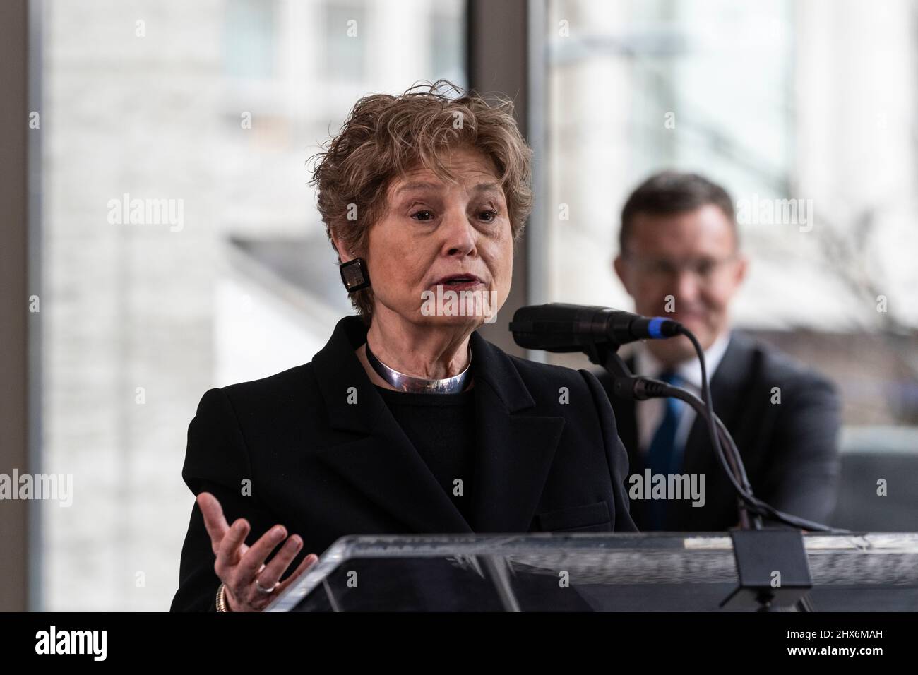 New York, NY - March 9, 2022: President and CEO of the New York ...