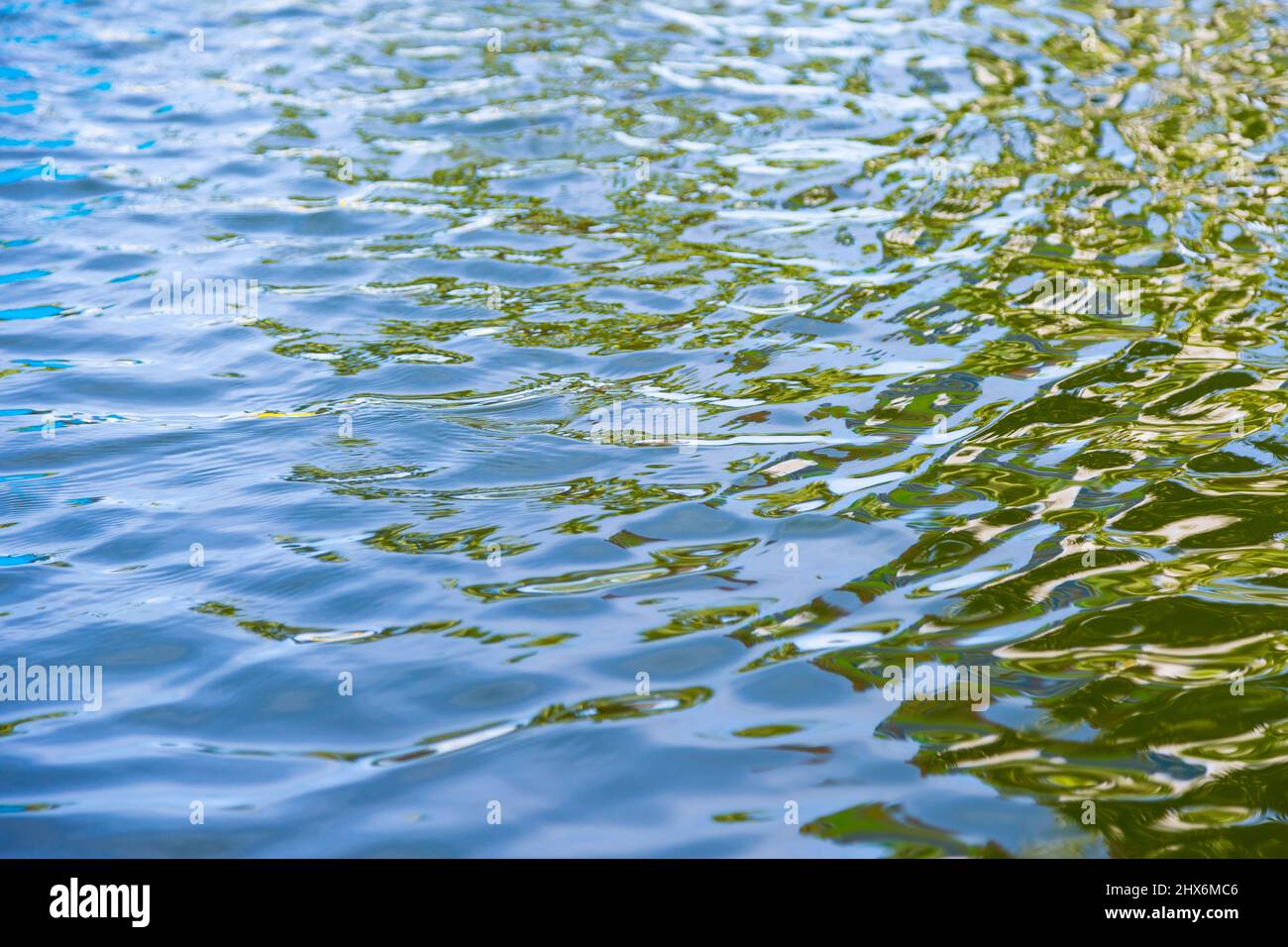 Water wave reflection use for background Stock Photo - Alamy