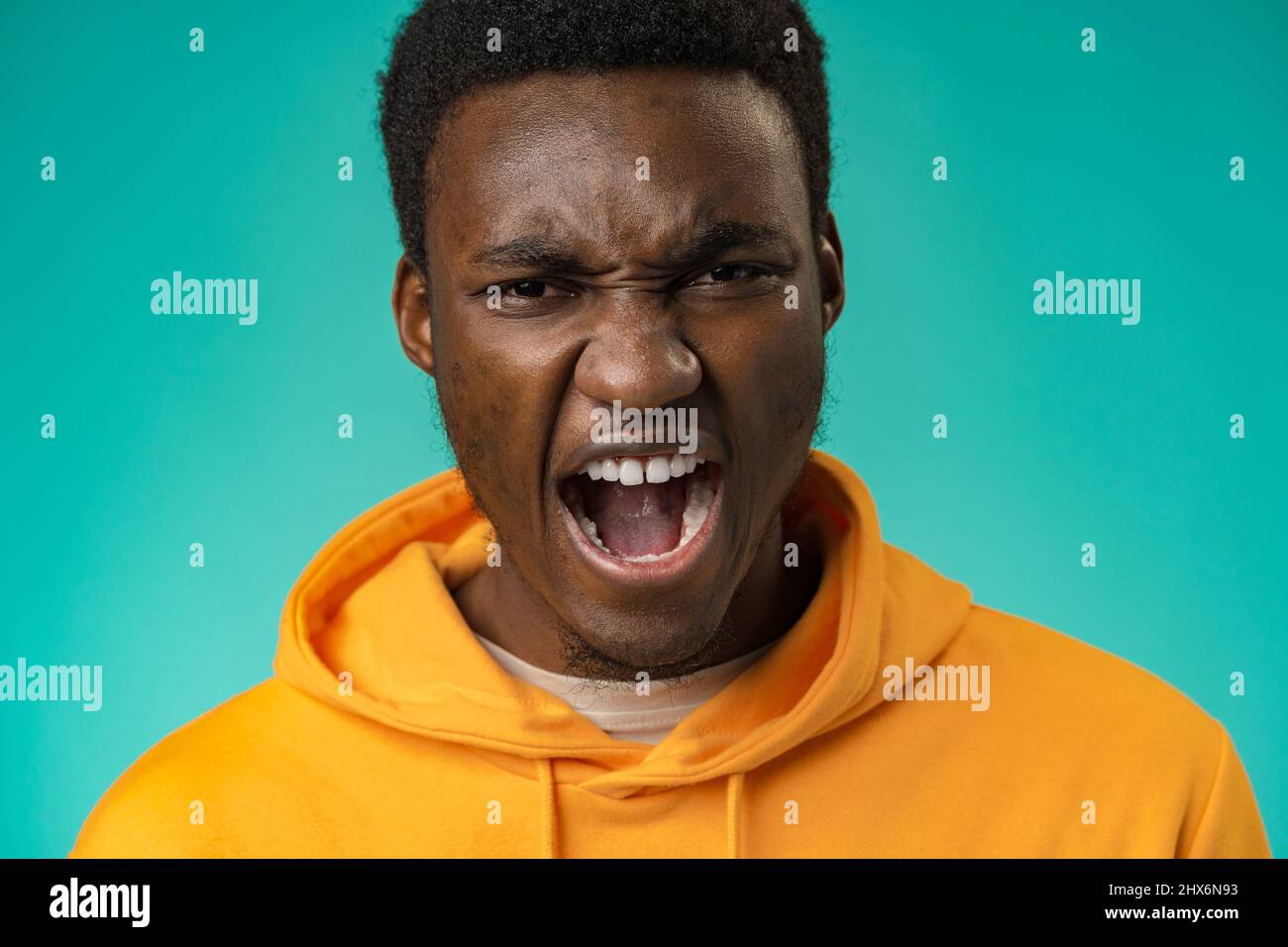 Screaming Face Profile