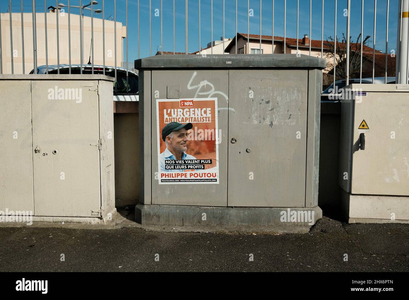 Poster of Philippe POUTOU (NPA). Posters for the 2022 presidential ...