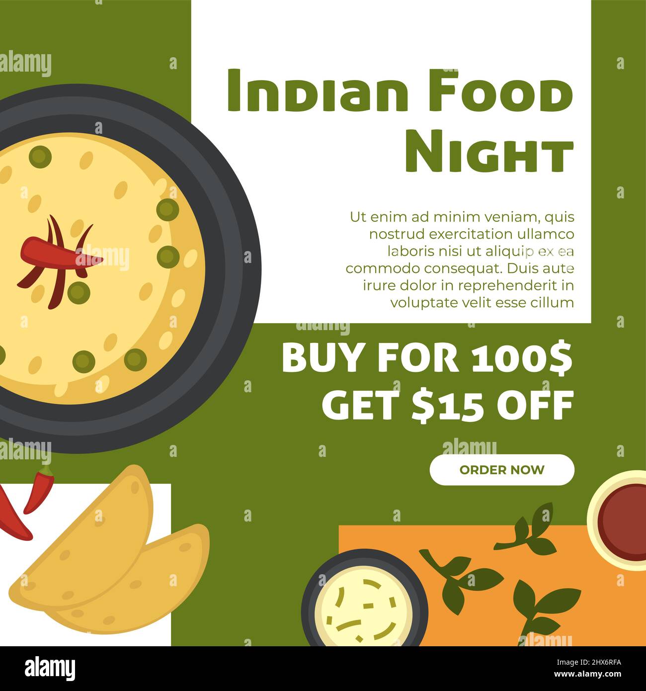 Indian vegetable samosa Stock Vector Images - Alamy