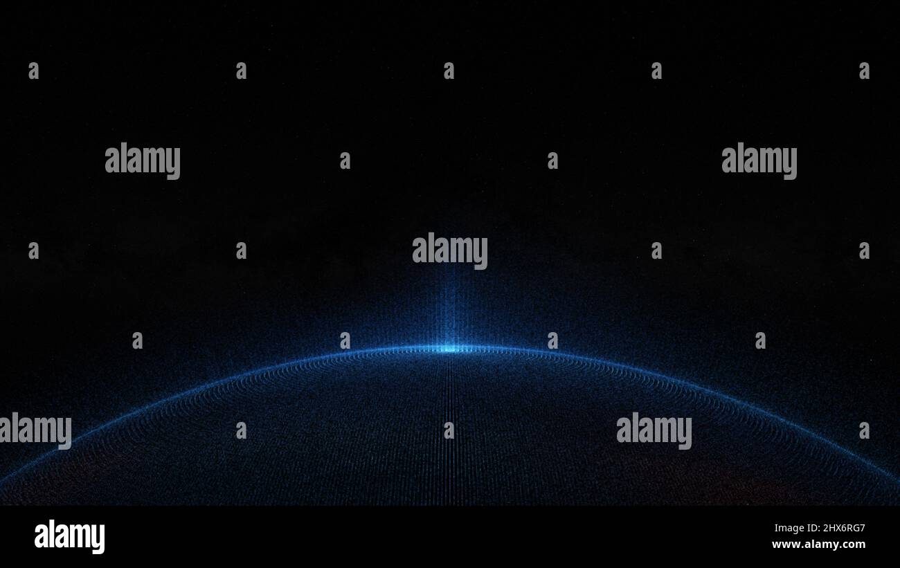 Glowing sphere with a map of the world from particles Stock Photo - Alamy