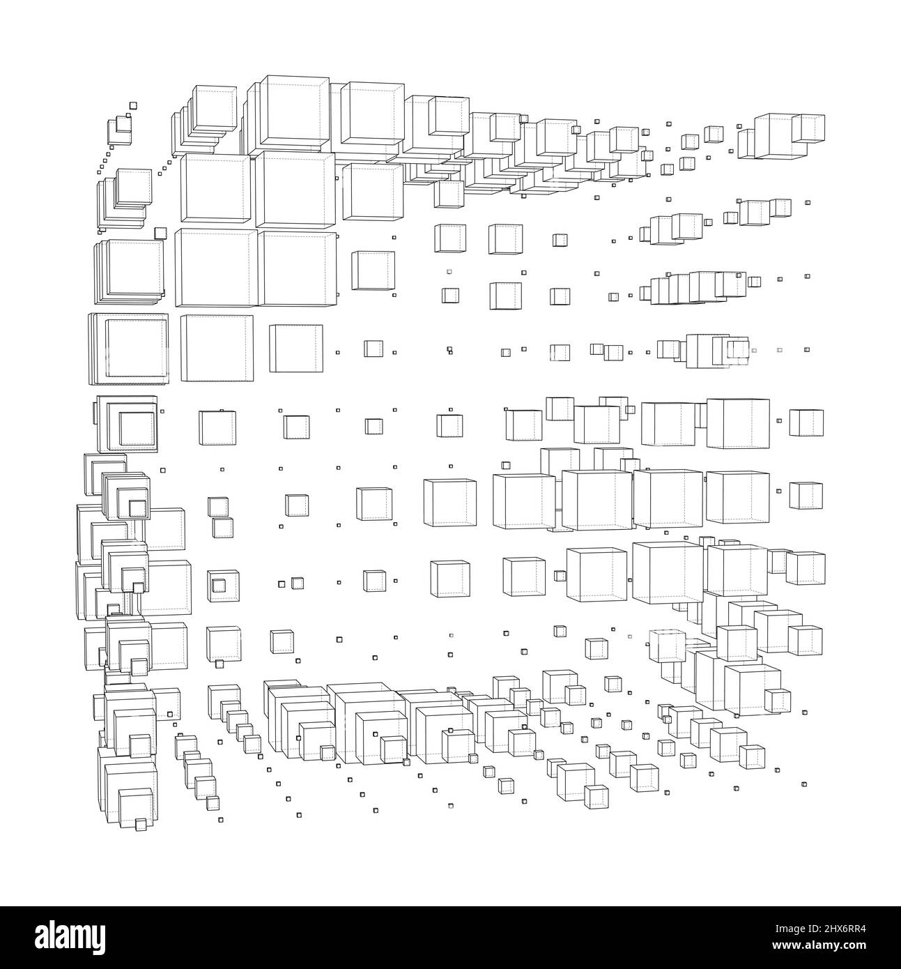 Vector abstract boxes background Stock Vector Image & Art - Alamy