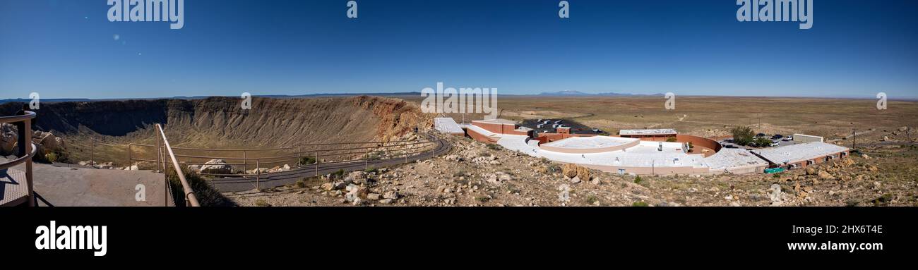 Meteor crater visitor center arizona hi-res stock photography and ...