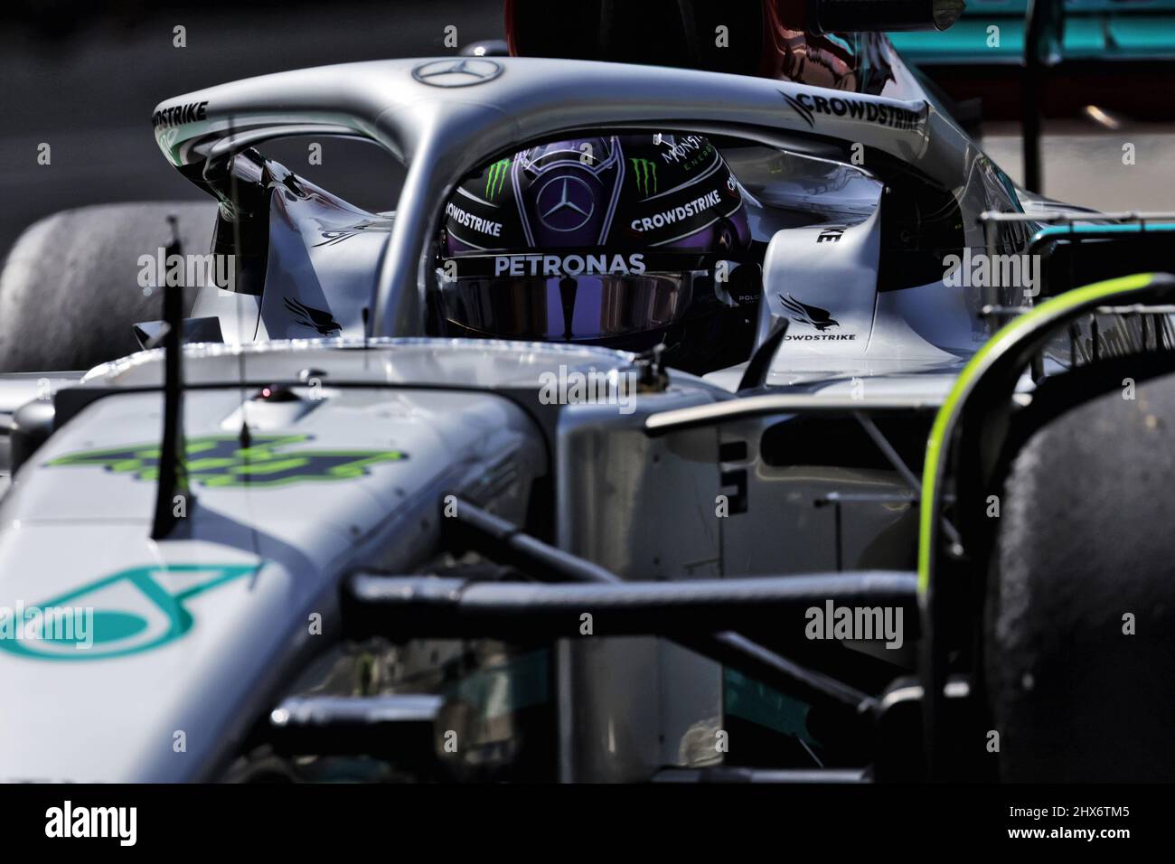 Bahrain, UAE, 10/03/2022, Lewis Hamilton (GBR) Mercedes AMG F1 W13. 10. ...