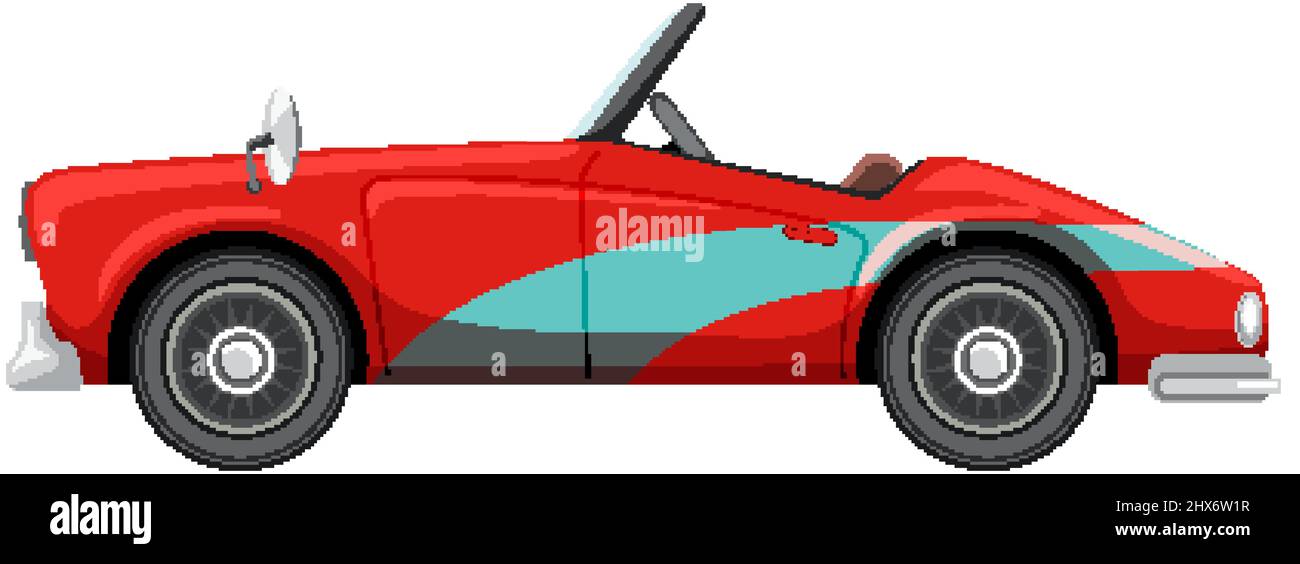 Classic racing car in Cut Out Stock Images & Pictures - Alamy