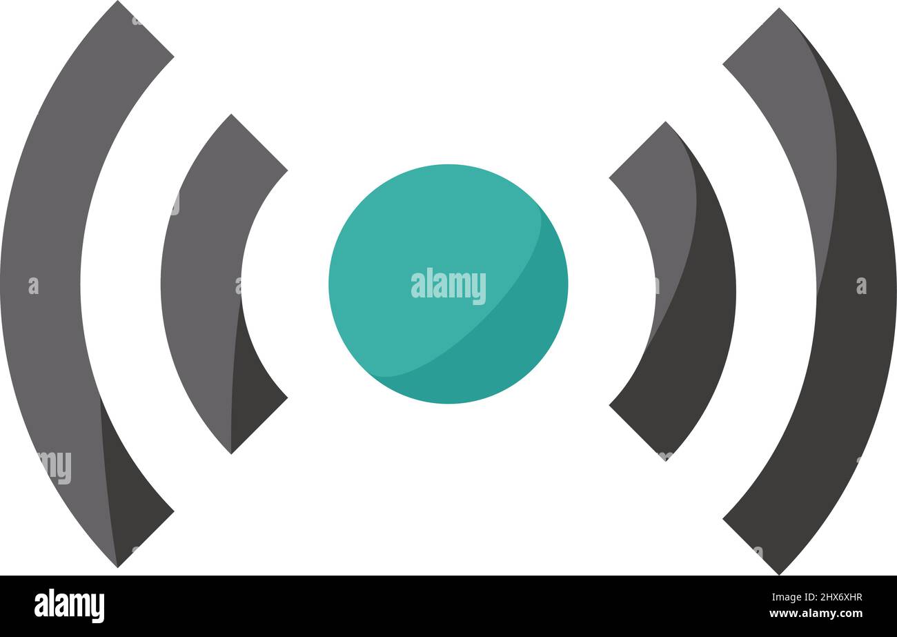 Wave wifi vector vectors hi-res stock photography and images - Alamy