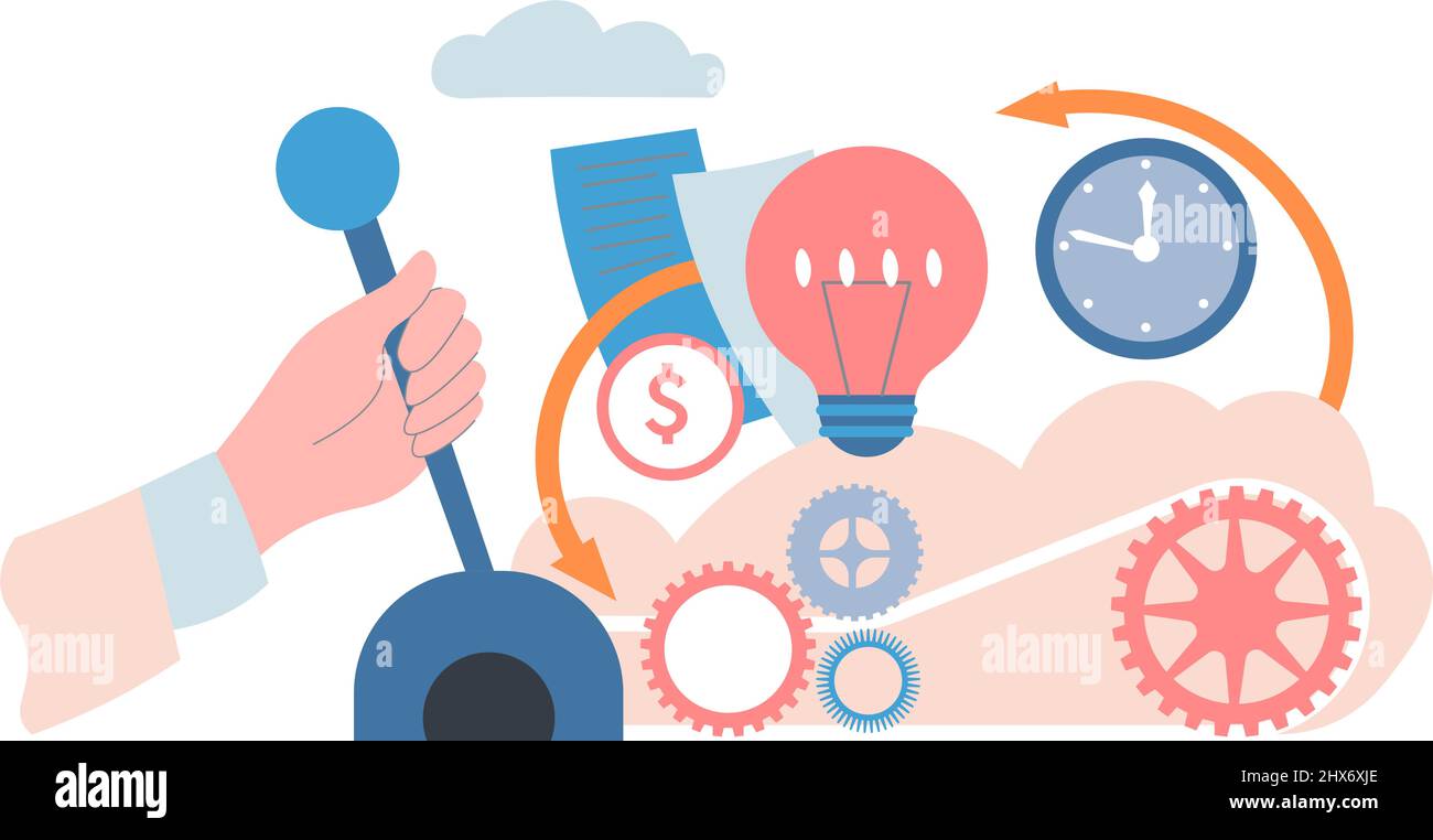 Business tools for development and growth vector Stock Vector Image ...