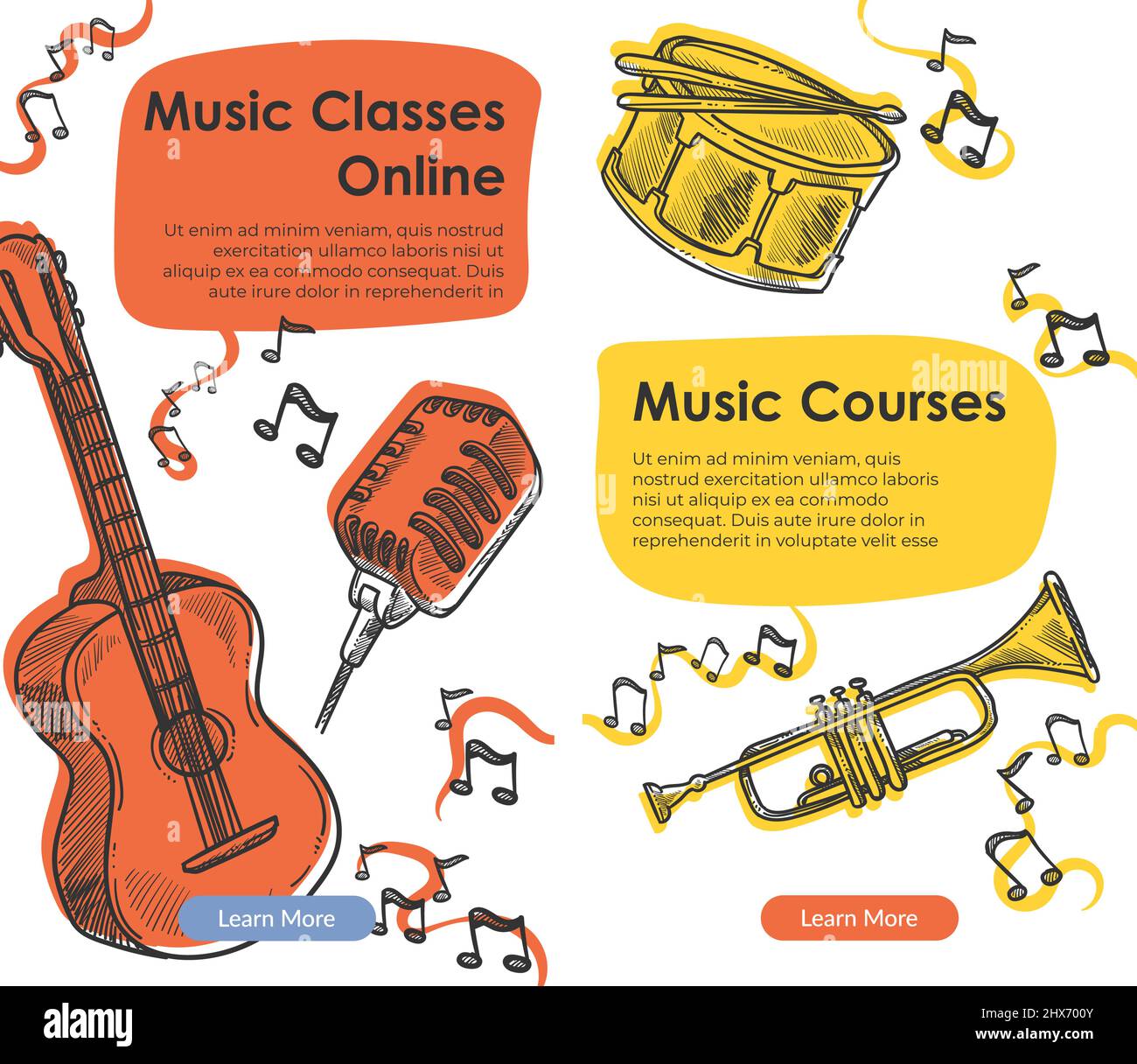 Violin class Stock Vector Images - Alamy