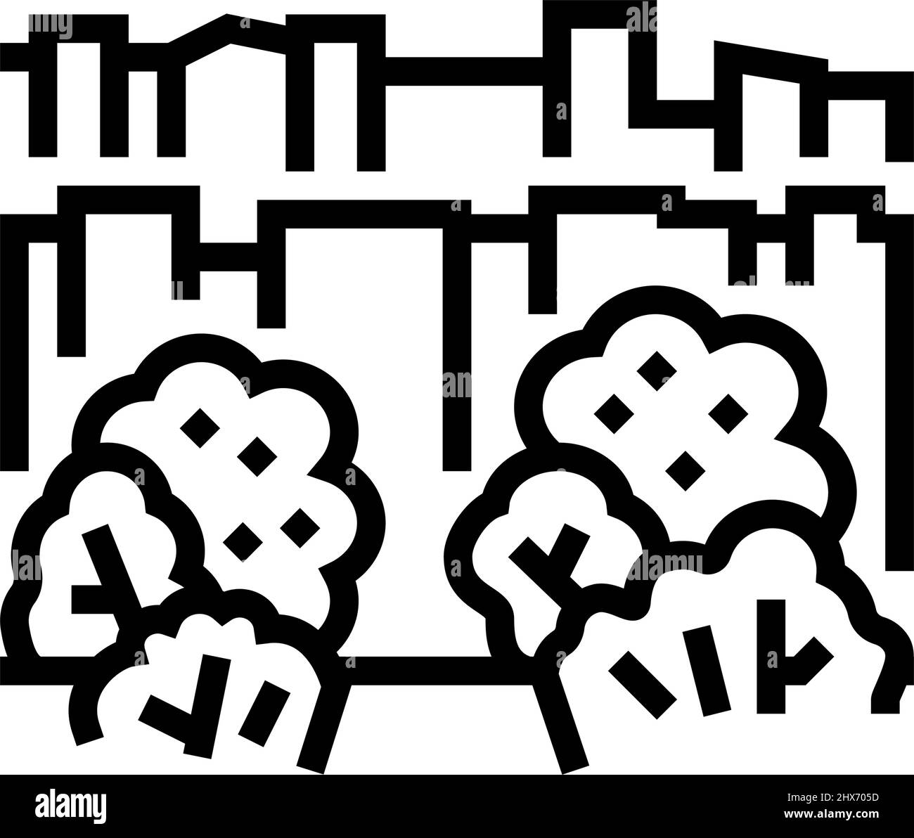 Pavement city walkway park Stock Vector Images - Alamy