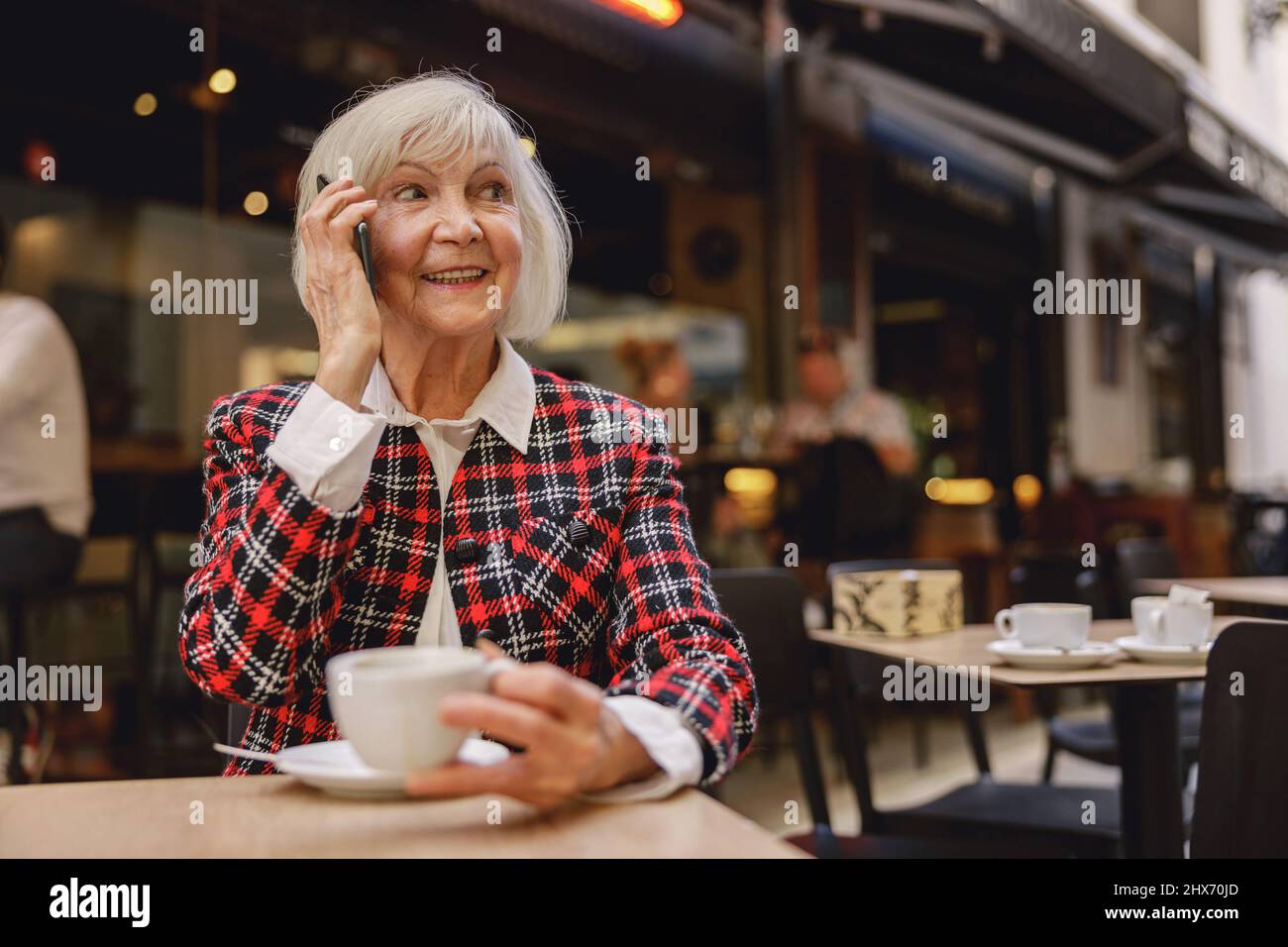 Pensioner cafe hi-res stock photography and images - Alamy