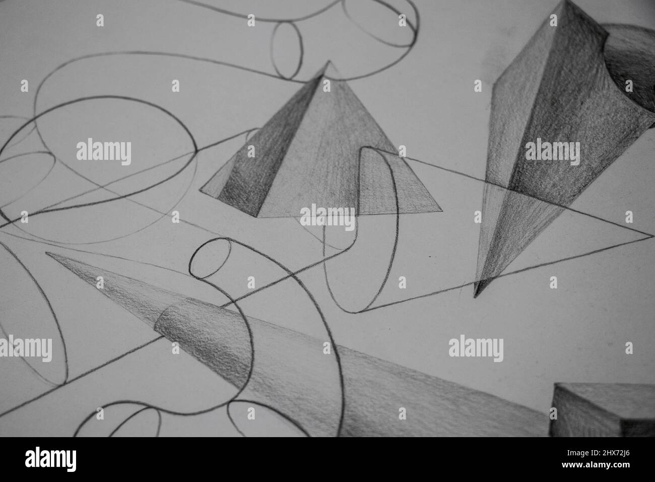 Pencil pyramid hi-res stock photography and images - Alamy