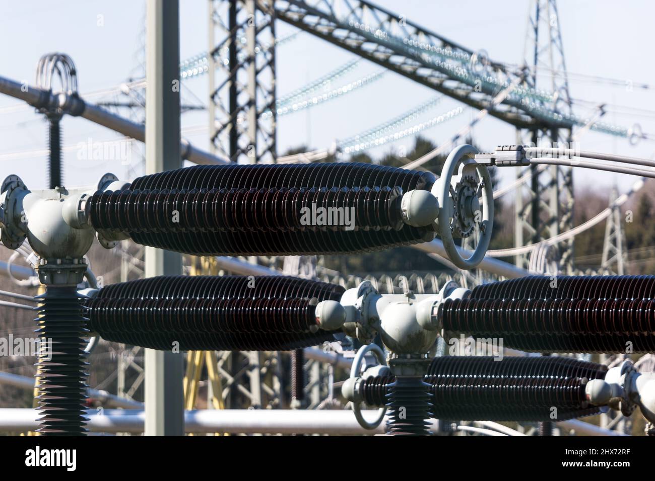 High voltage substation hi-res stock photography and images - Alamy