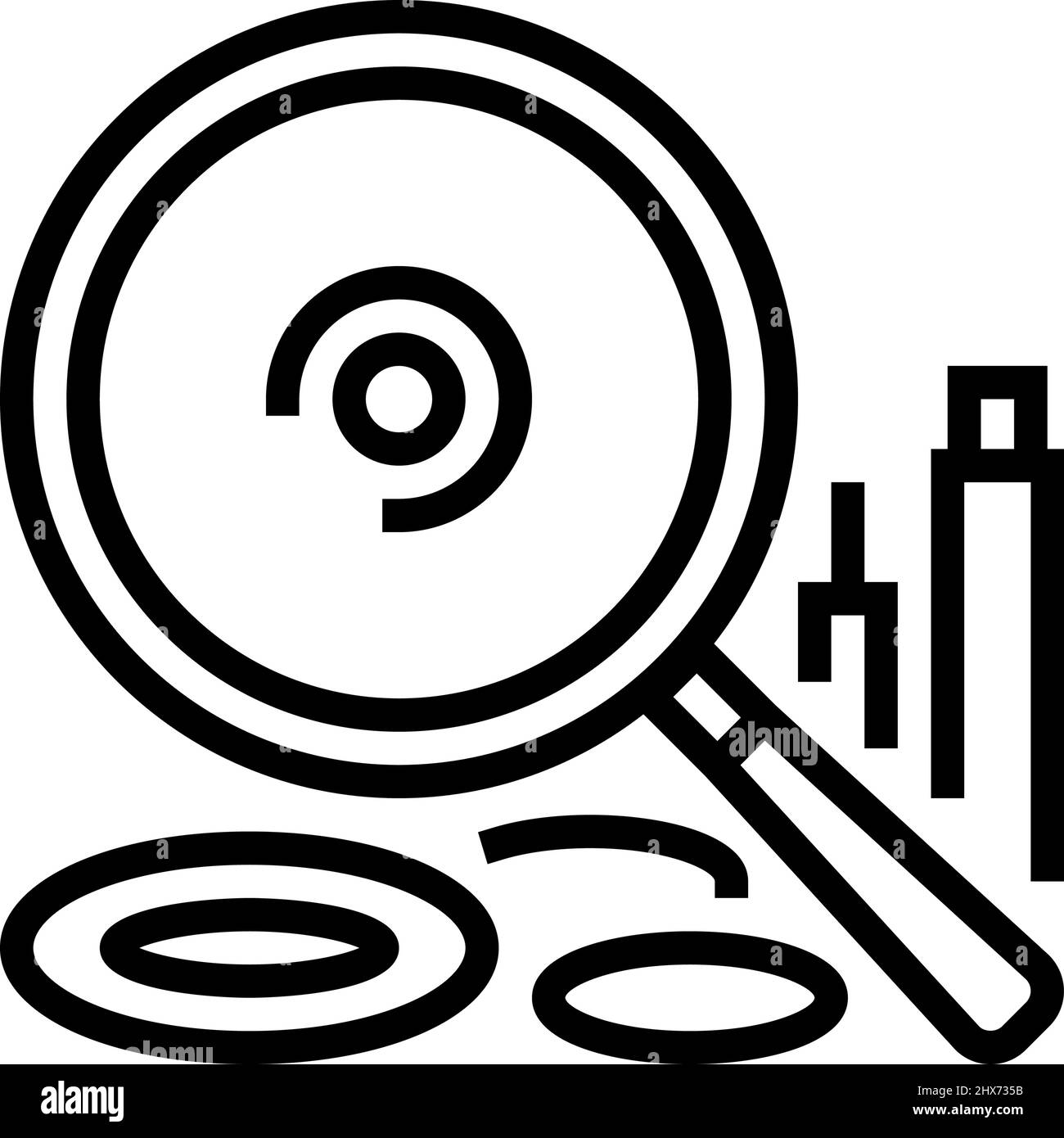 teflon ptfe thermoplastic line icon vector illustration Stock Vector ...