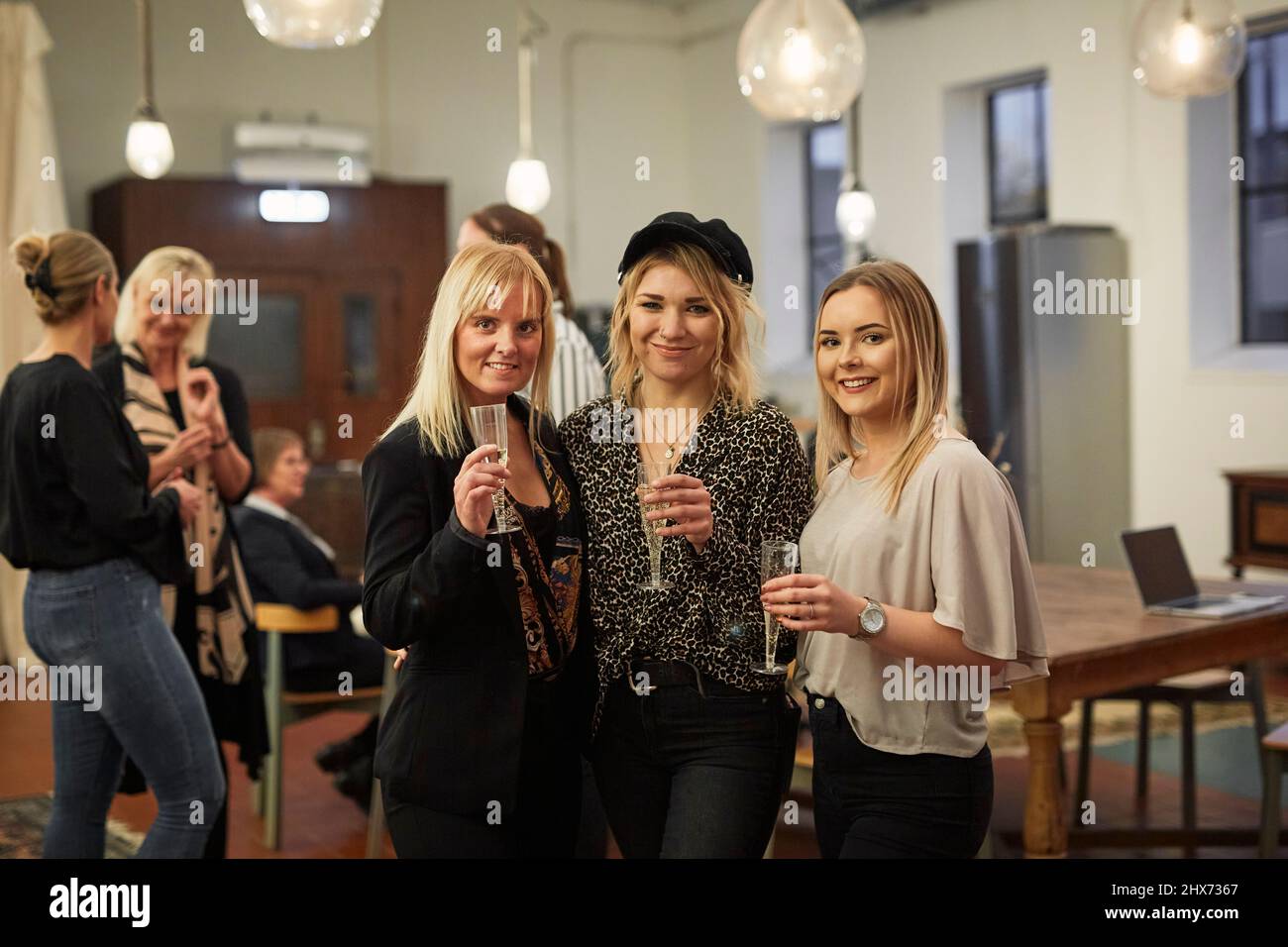 Group of women at meeting in cafe Stock Photo - Alamy
