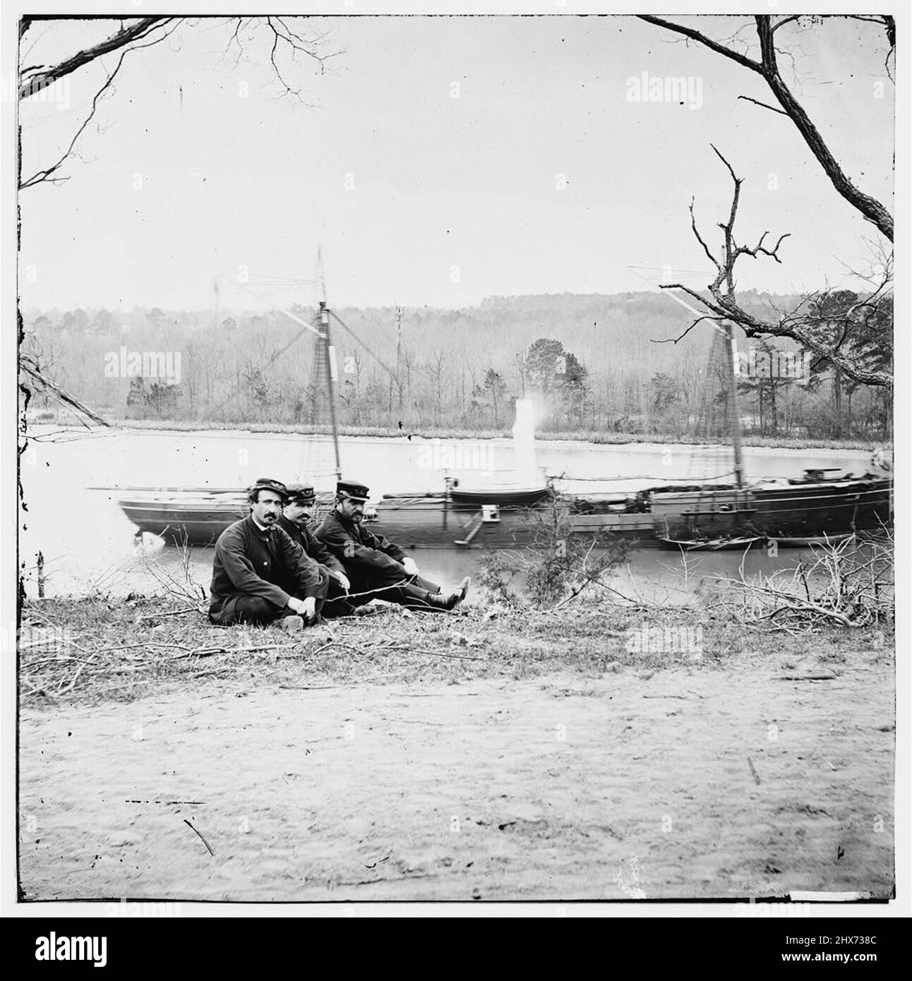 Vintage photo from the American Civil War 1860s Stock Photo - Alamy