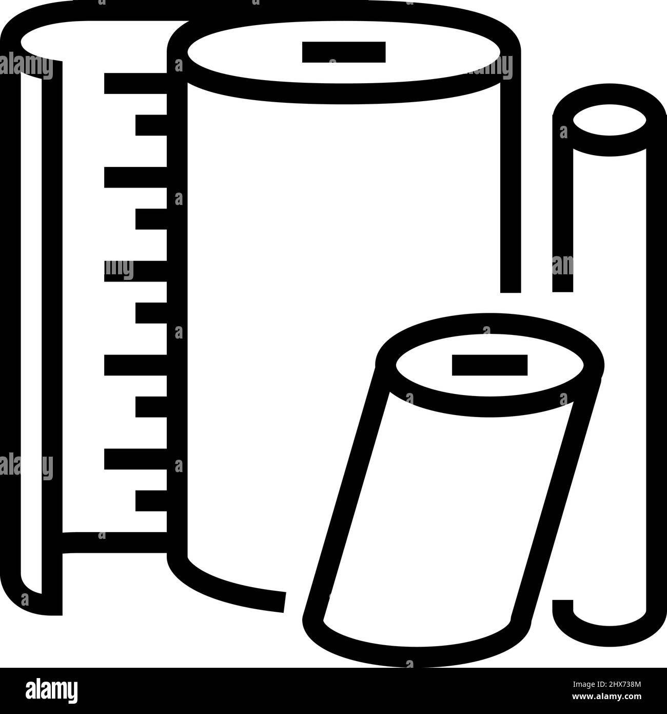 nylon thermoplastic line icon vector illustration Stock Vector Image ...