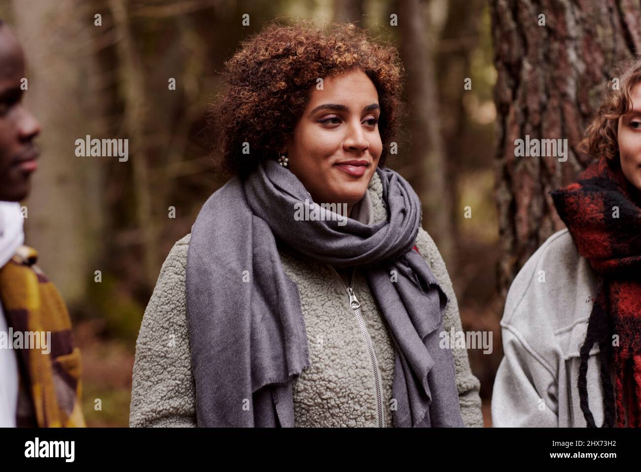 Group of people in the forest hi-res stock photography and images - Alamy