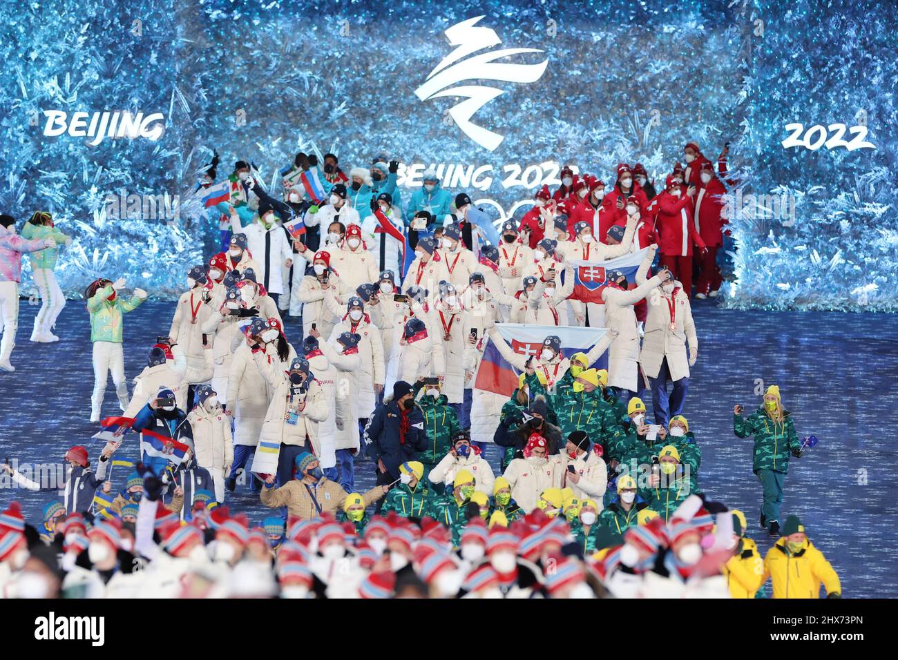 Slovakia Delegation (SVK), FEBRUARY 20, 2022 : Beijing 2022 Olympic ...