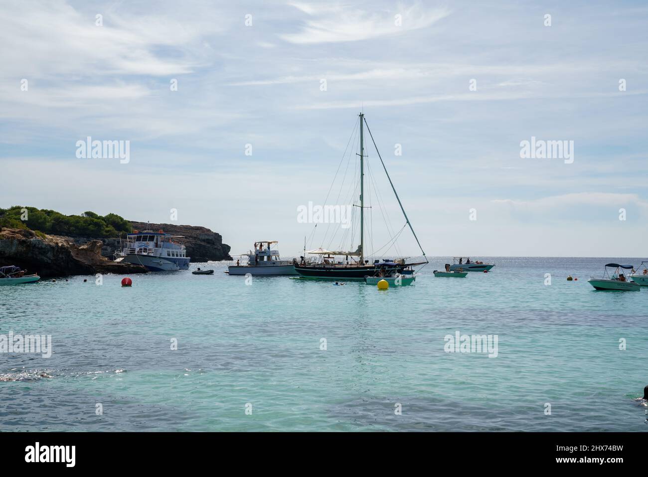 Fantastic views of the beaches of Menorca Stock Photo - Alamy
