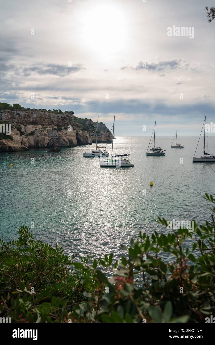 Fantastic views of the beaches of Menorca Stock Photo - Alamy