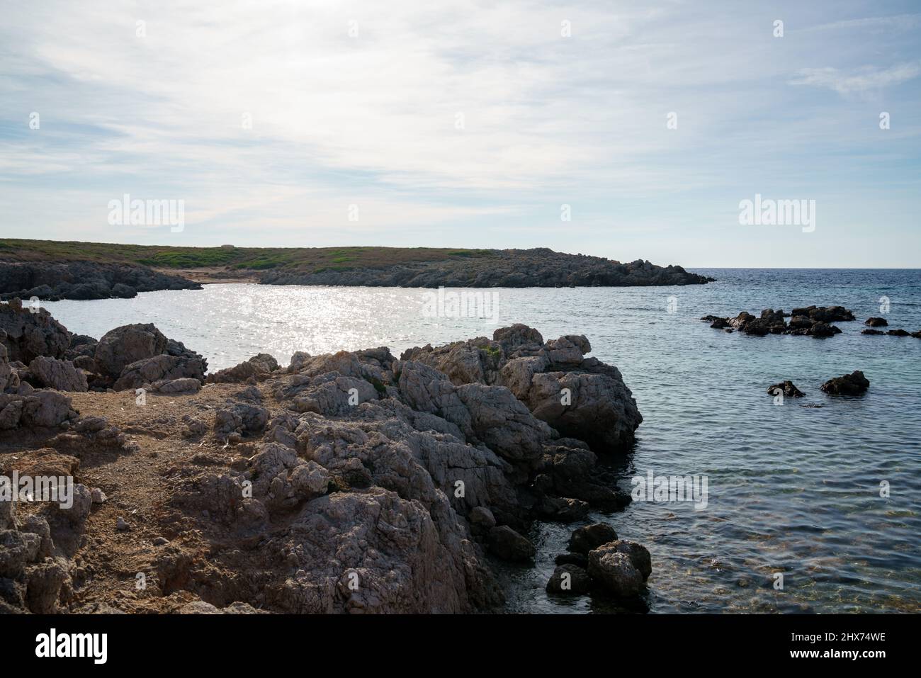 Fantastic views of the beaches of Menorca Stock Photo - Alamy