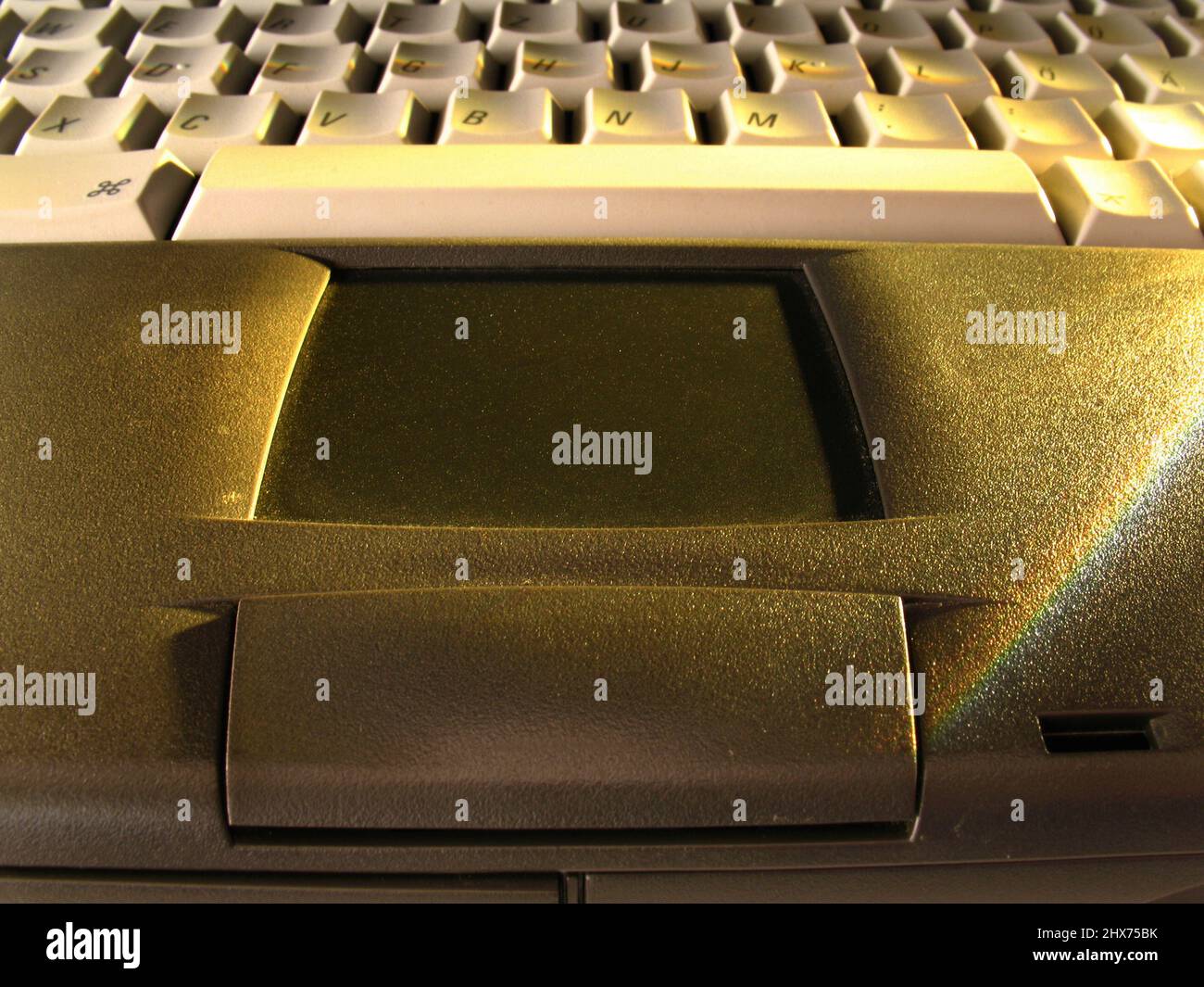Close-up detail view of a computer and its keypad Stock Photo - Alamy