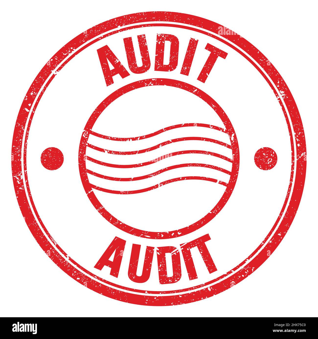 AUDIT word written on red round postal stamp sign Stock Photo - Alamy
