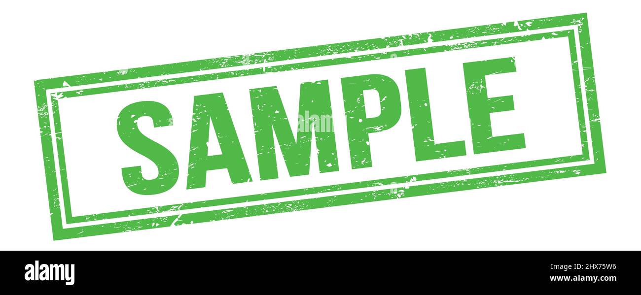 Sample stamp sign seal Cut Out Stock Images & Pictures - Alamy