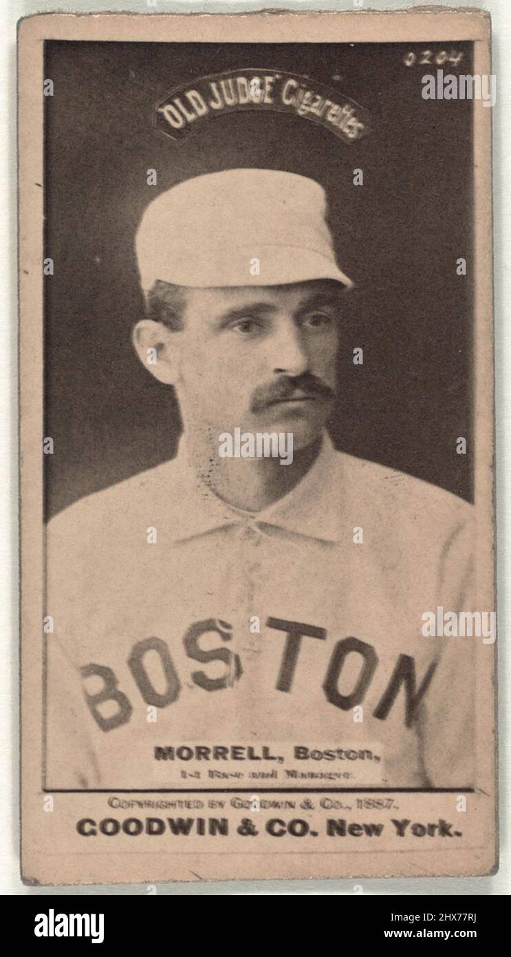 Vintage baseball player card artwork Stock Photo - Alamy
