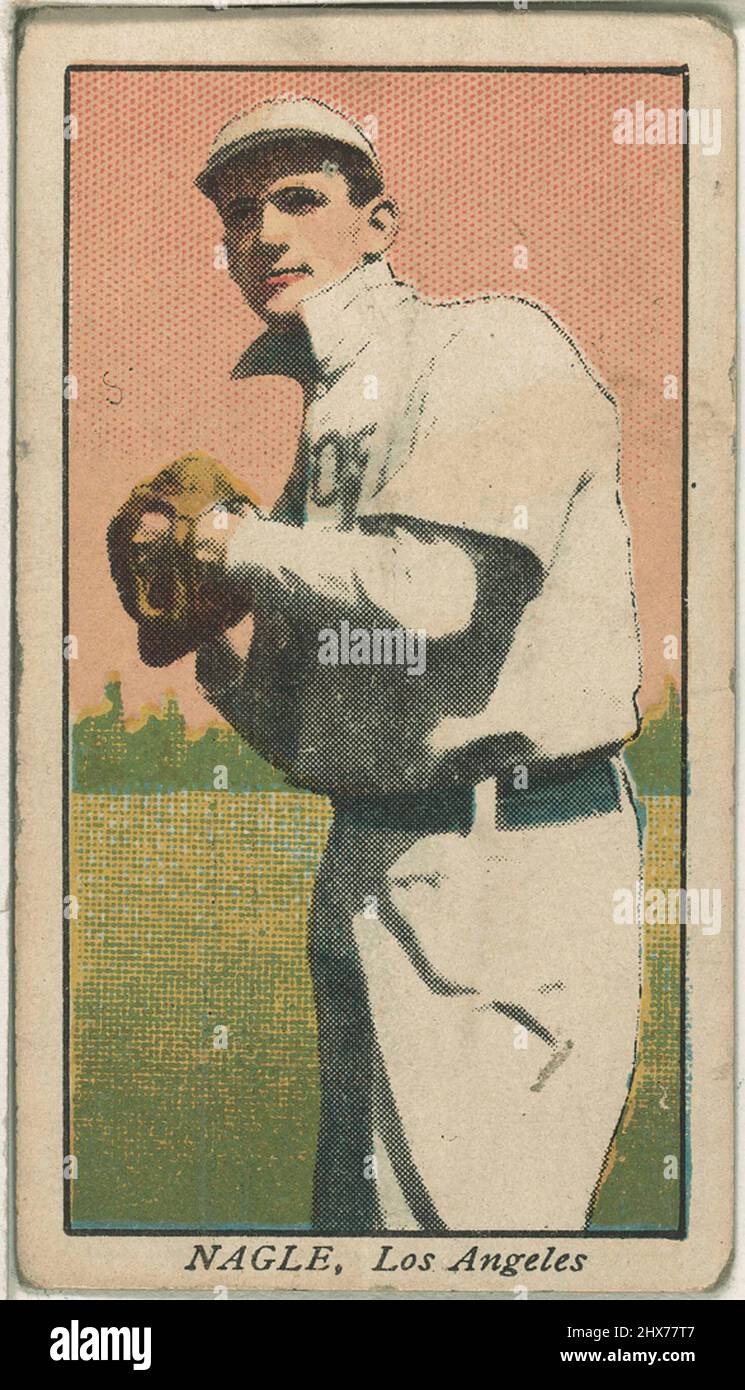 Vintage baseball player card artwork Stock Photo - Alamy
