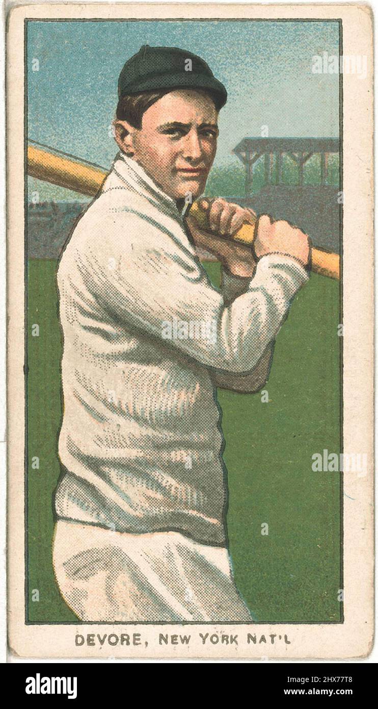 Vintage baseball player card artwork Stock Photo - Alamy