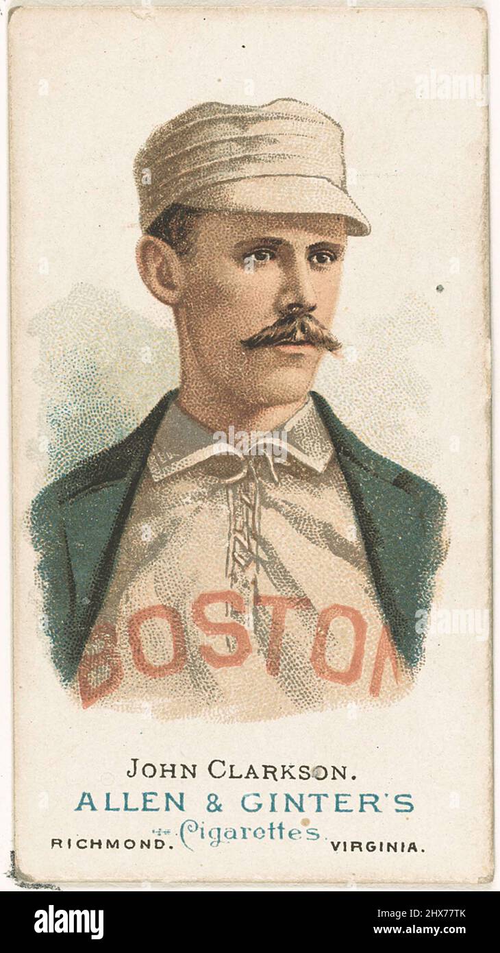 Vintage baseball player card artwork Stock Photo - Alamy