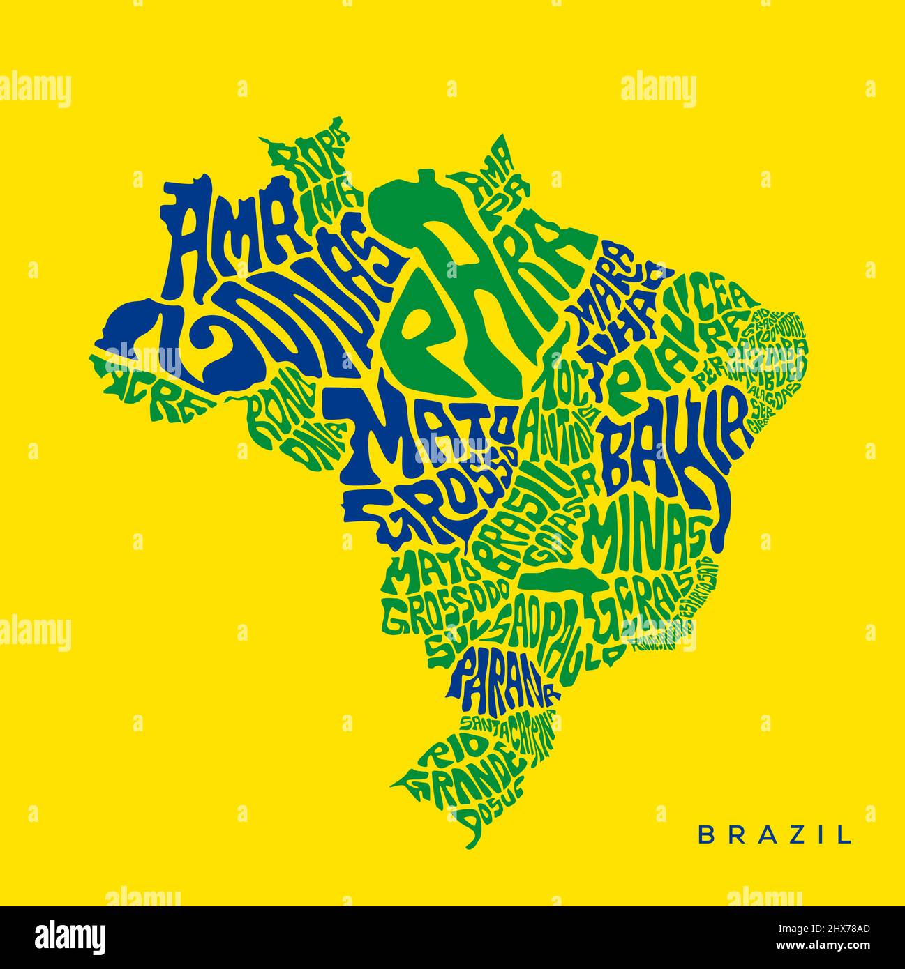 Brazilian national colors Stock Vector Images - Alamy
