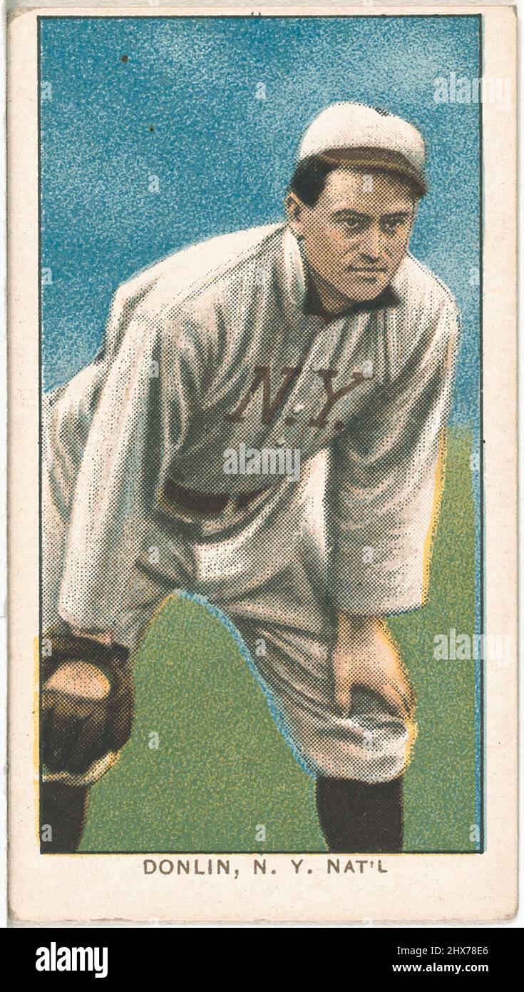 Vintage baseball player card artwork Stock Photo - Alamy